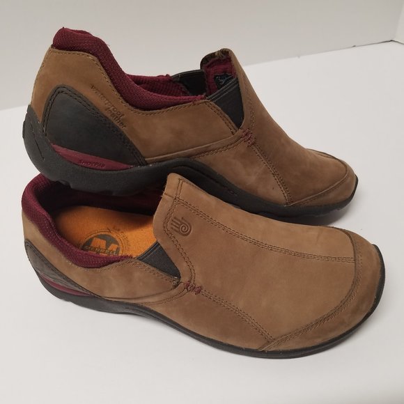 Teva | Shoes | Teva Tan Waterproof Nubuck Leather Slipons Sn 629 | Poshmark
